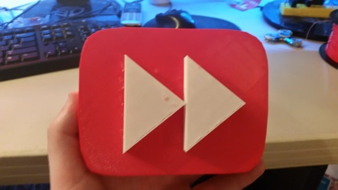 Free STL file Youtube Rewind Button 🗝️ ・Template to download and 3D ...
