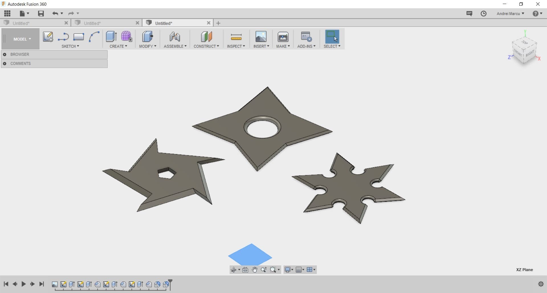 Archivo STL Shurikens 3d imprimible 🎲 ・Diseño imprimible en 3D para ...