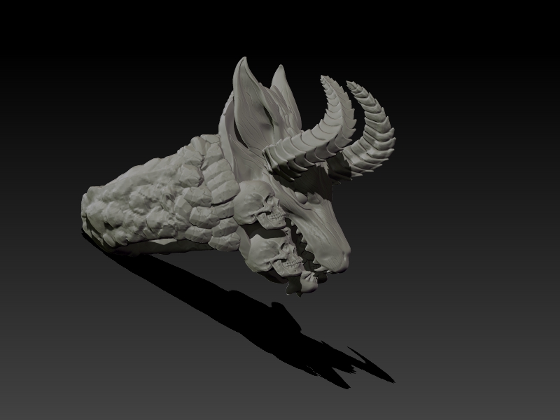 🐺 Infernal Wolf Ring・Free STL File for ・Cults