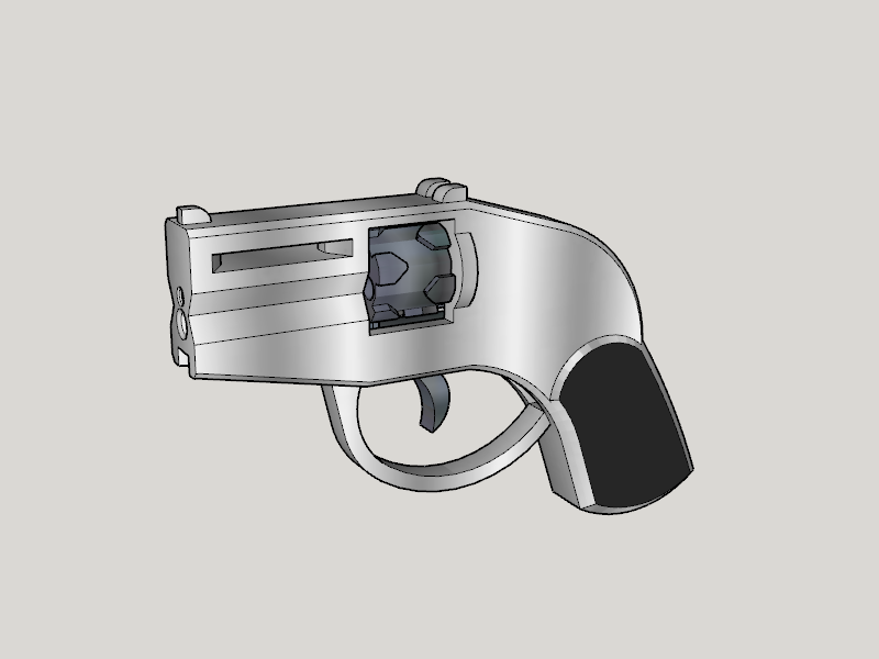 Free STL file Partysan v.2 22lr or 22 short revolver 🔫 ・3D printer ...