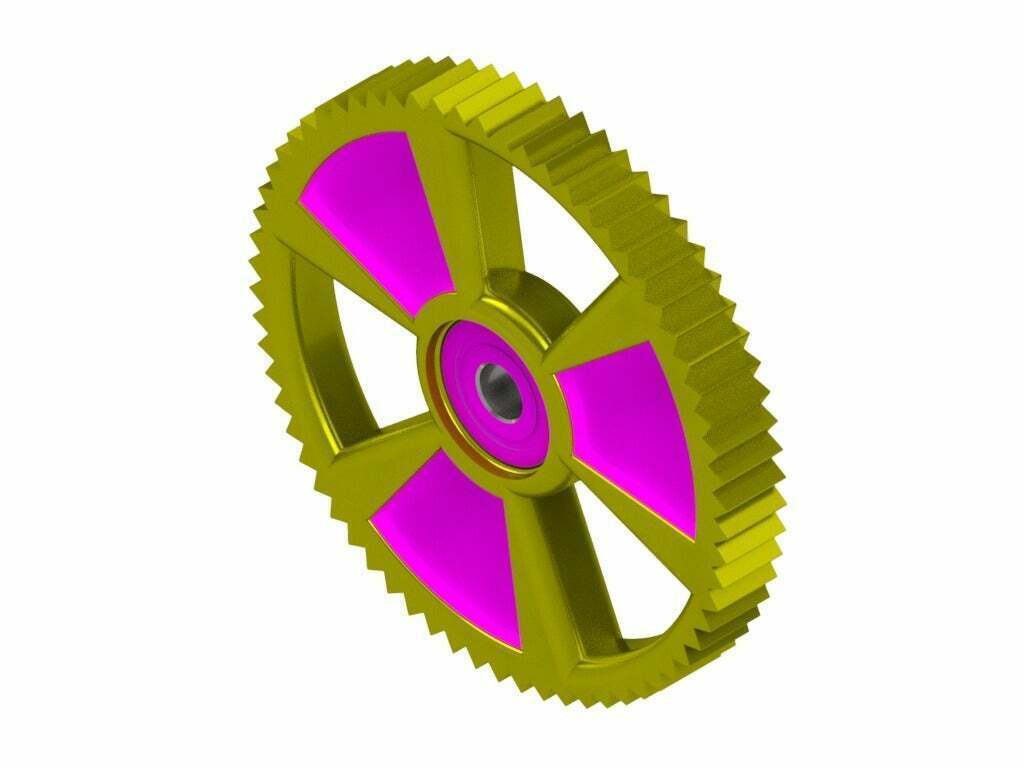 Free STL file Nuclear Symbol Fidget Spinner 👌・3D printable object to ...