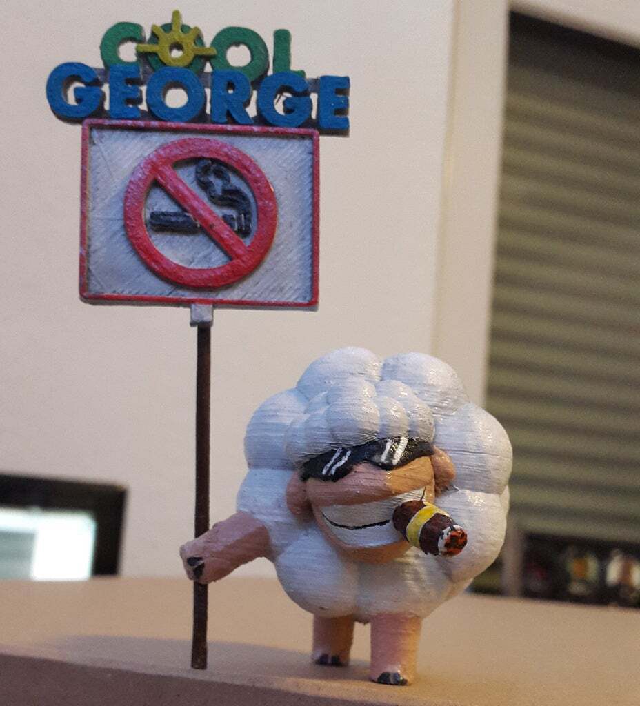 Free STL file Cool George 🆒 ・3D printable object to download・Cults