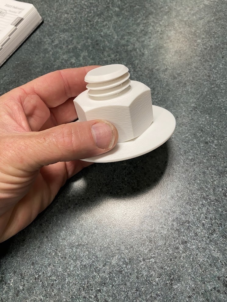 🔩 Dummy Nut geocache・Free 3D File for ・Cults