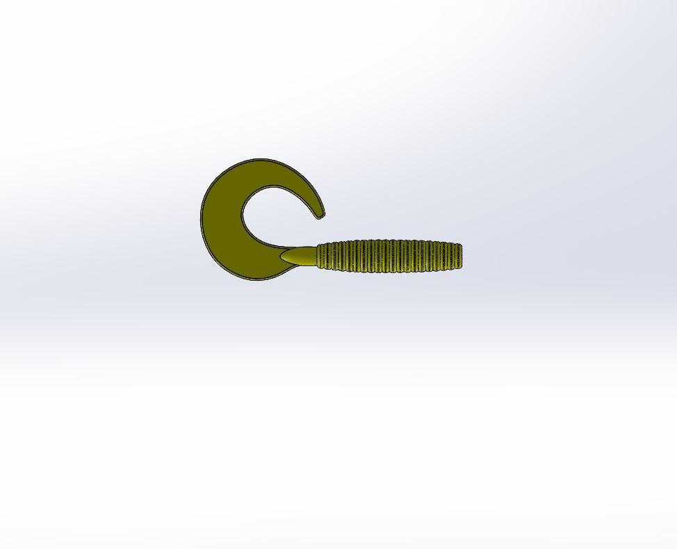 STL file Twist" soft lure mold 🎣 ・Design to download and 3D print・Cults