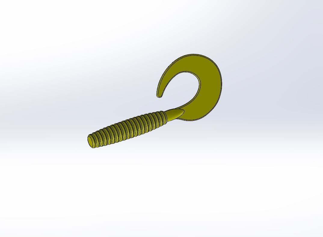 STL file Twist" soft lure mold 🎣 ・Design to download and 3D print・Cults