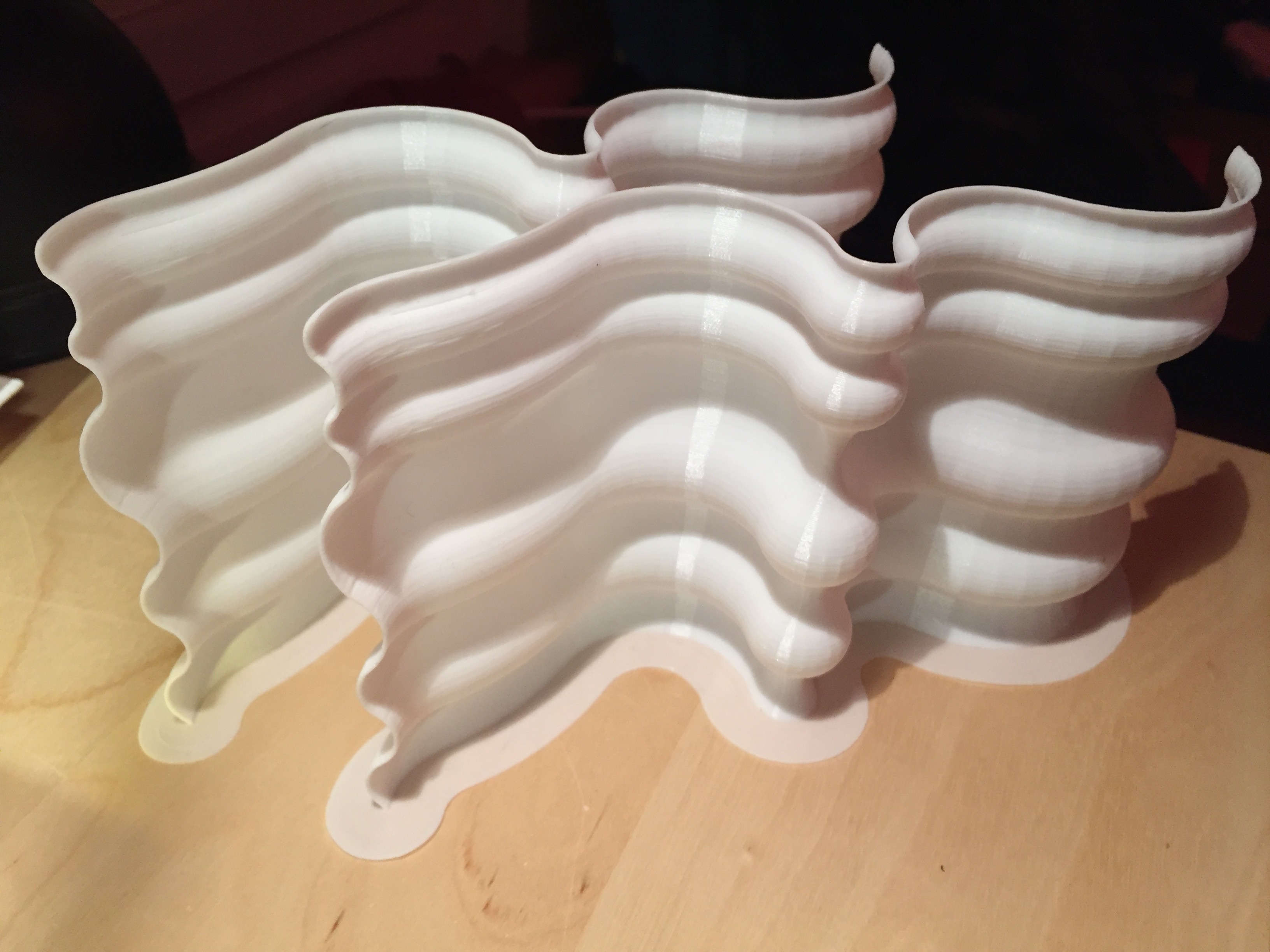 🌊 wave sculpture・Free STL File for ・Cults