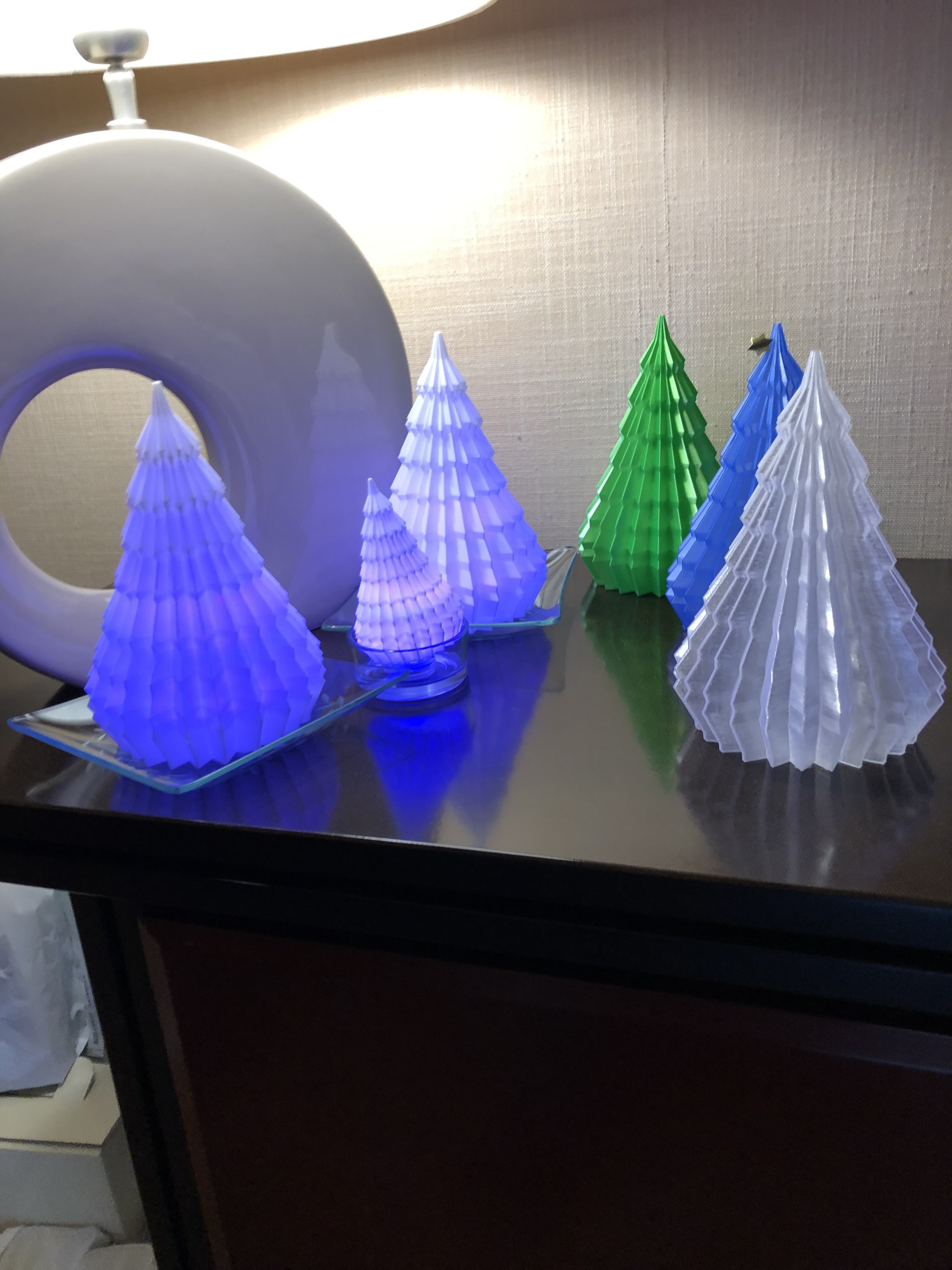 3D printable Lighting Christmas Tree NeoPixel • made with prisa mk3・Cults