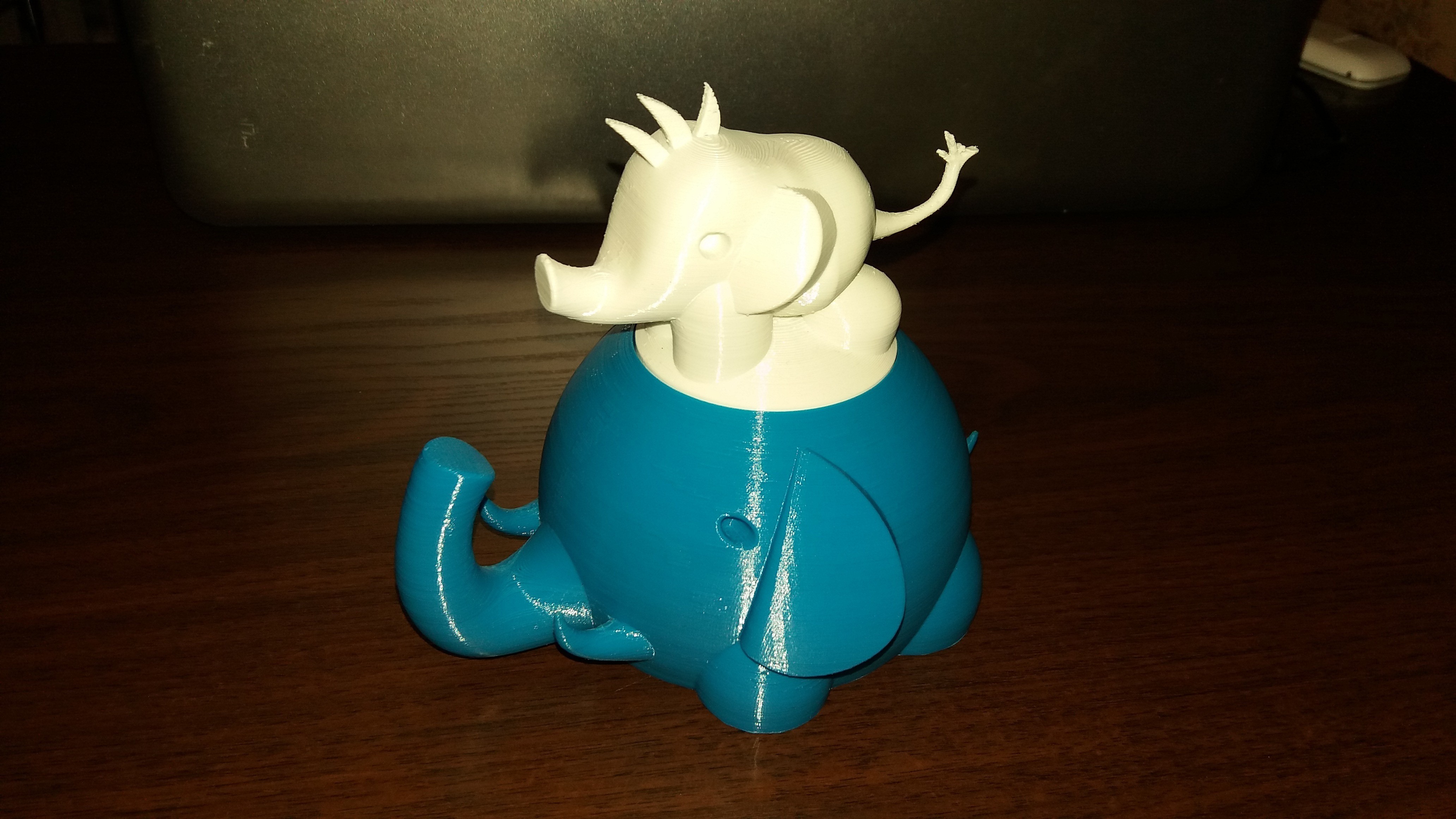 3D print Elephant box child and mother • made with Anycubic I3 MEGA・Cults