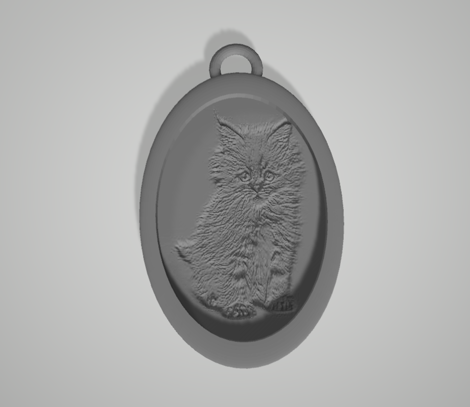 STL file cat key chain 🐱 ・3D print model to download・Cults