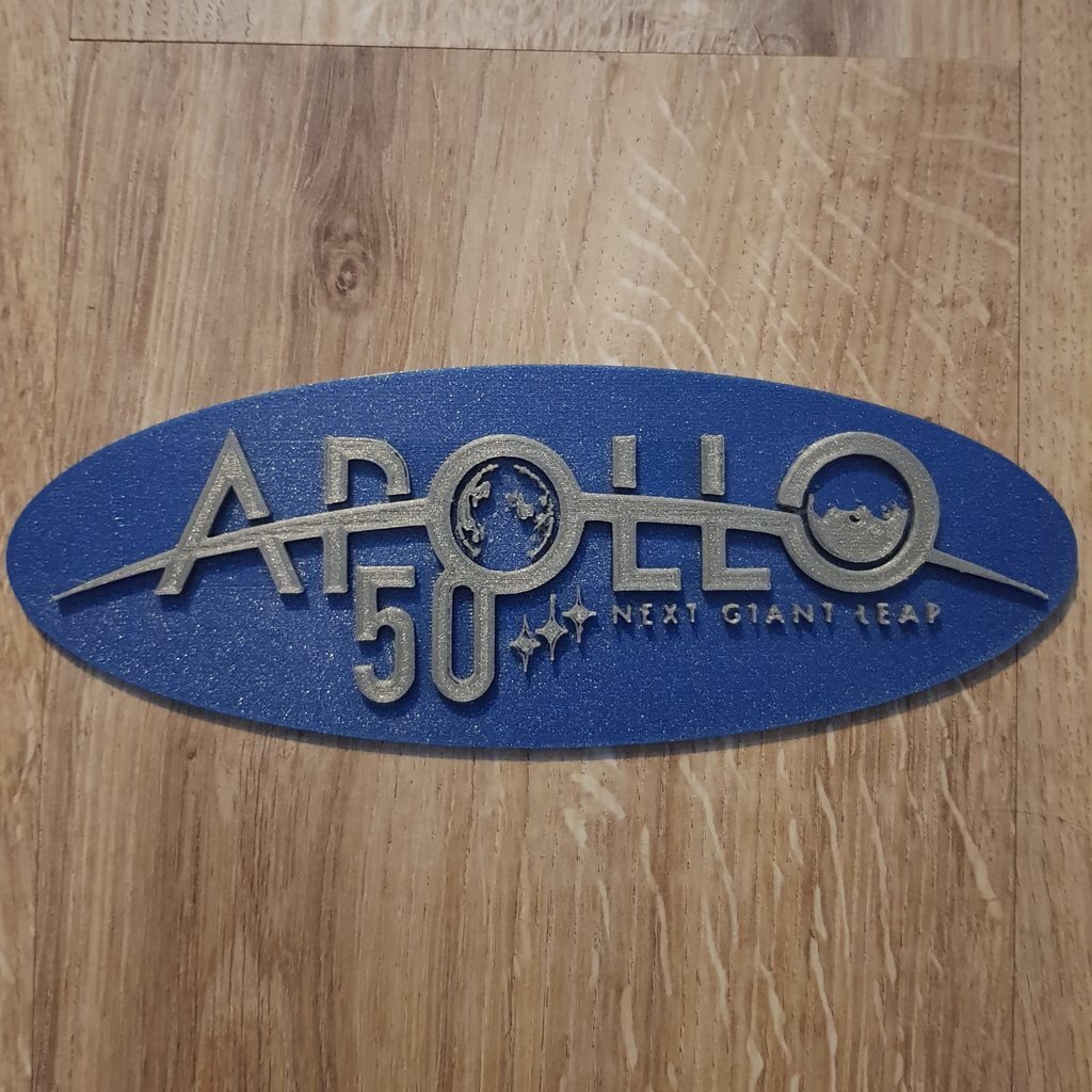3D printed Apollo 50 Logo・Cults