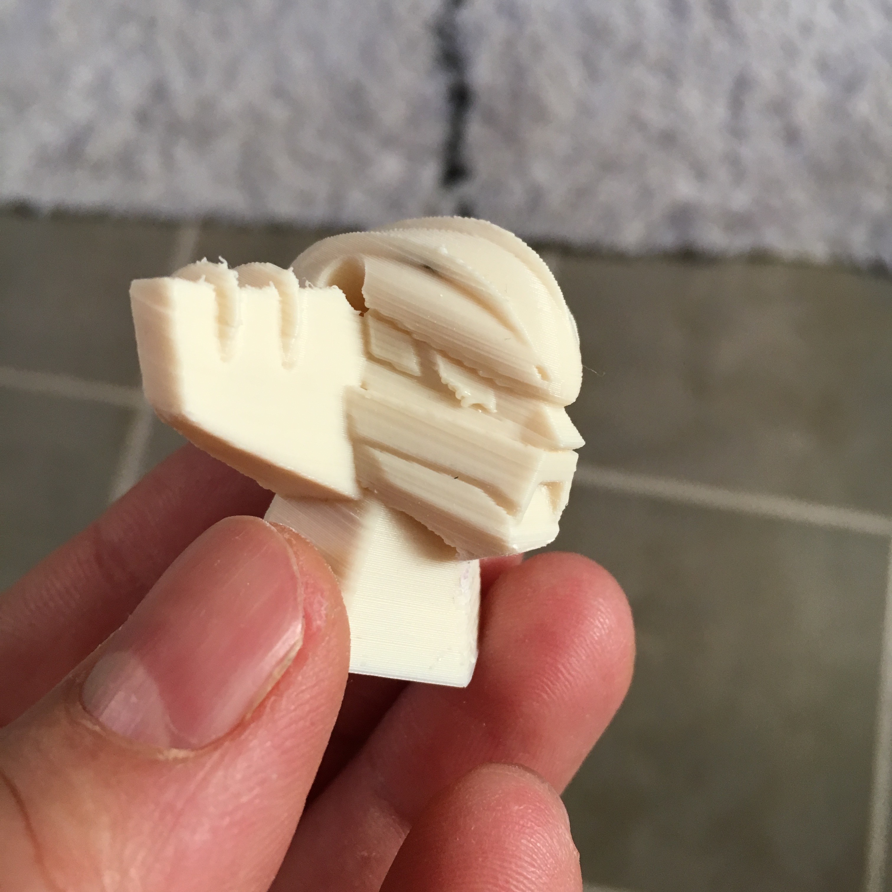 3D printed Jeeg head pendant • made with Original Prusa MK2S・Cults