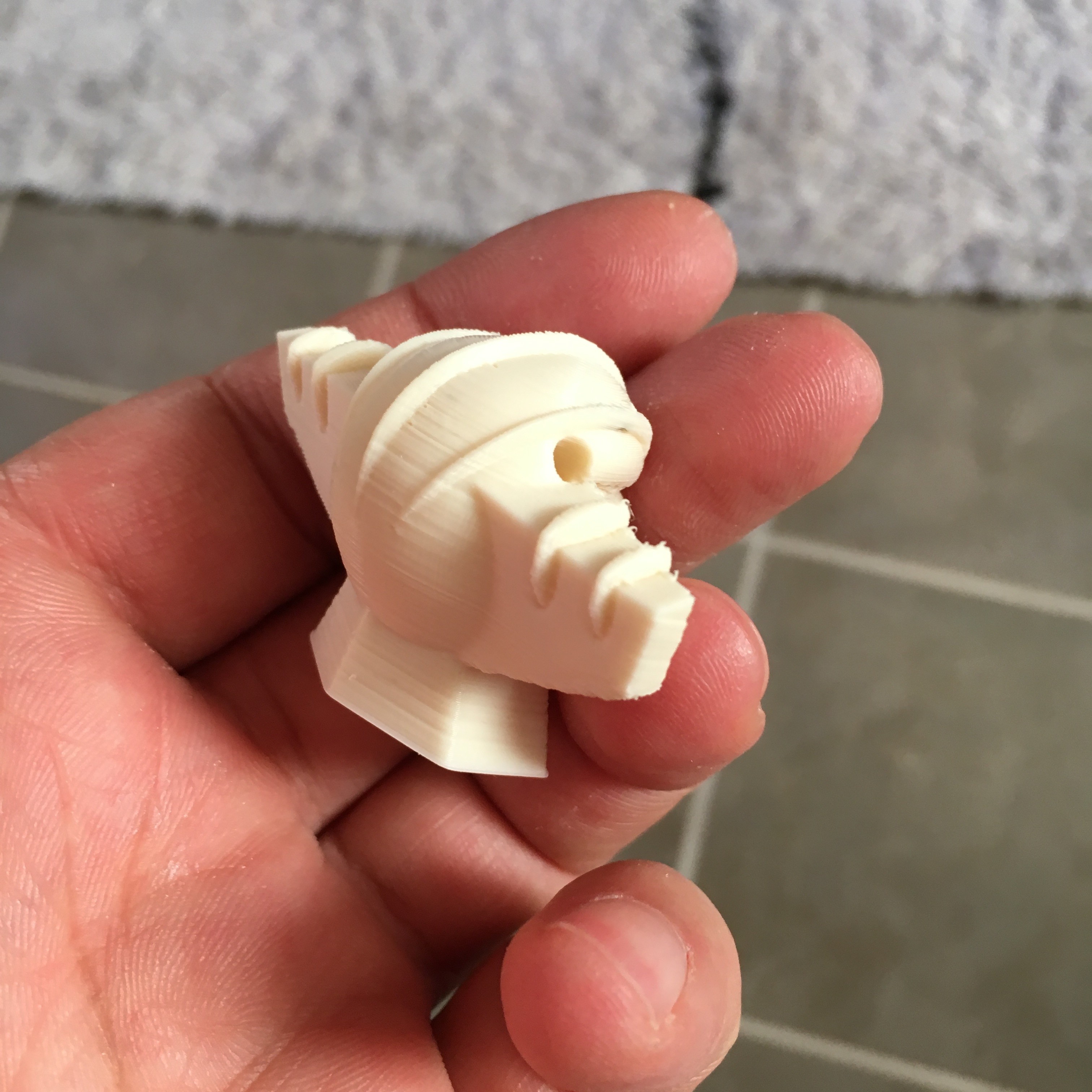 3D printed Jeeg head pendant • made with Original Prusa MK2S・Cults