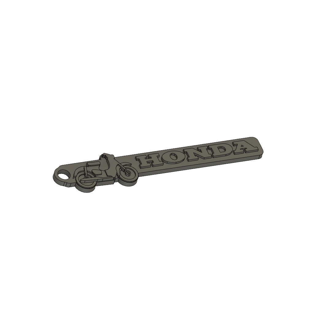 Free STL file Honda Cub Keychain 🗝️ ・3D printer design to download・Cults