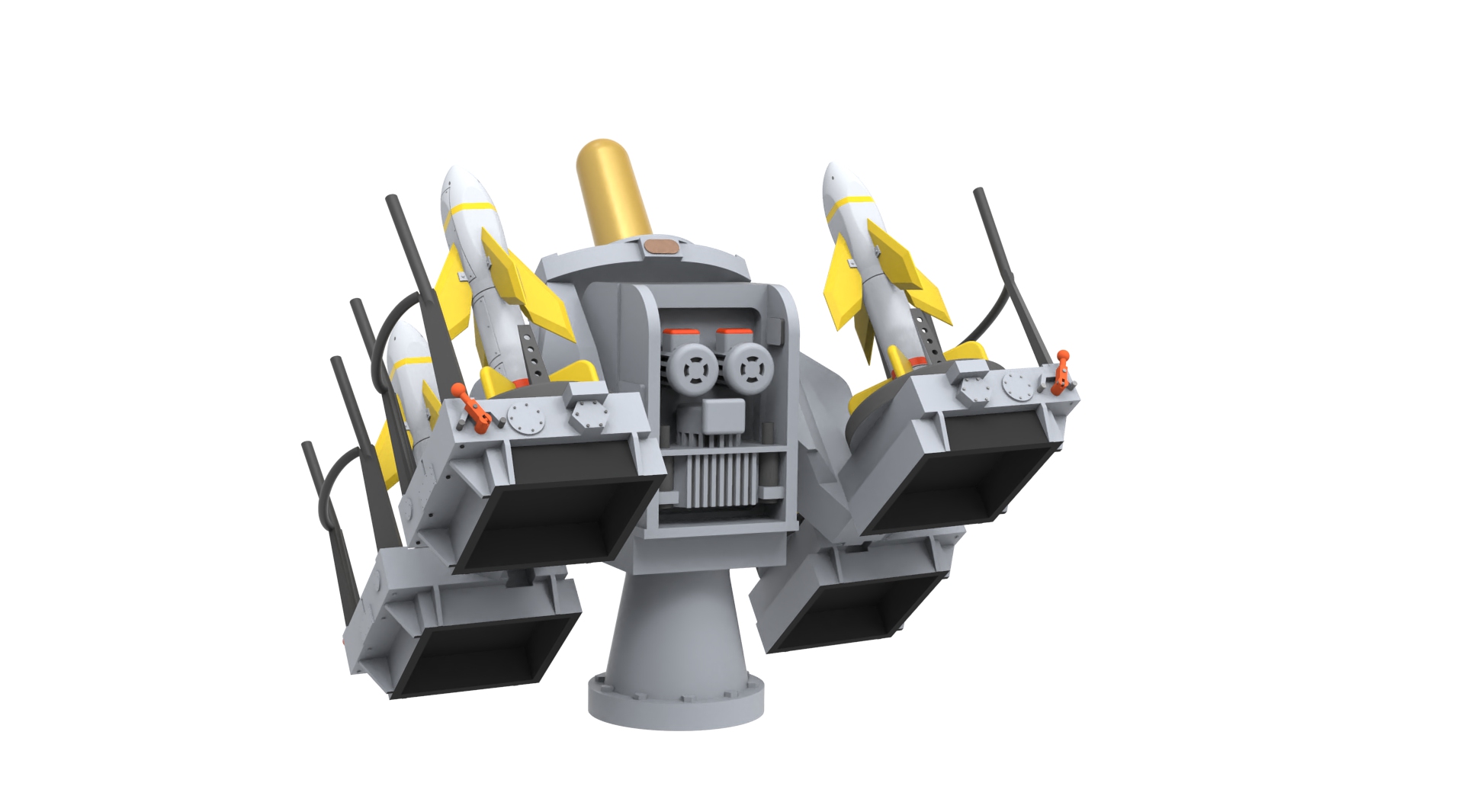 🐱 Ara Belgrano Sea cat missile・ STL File for ・Cults