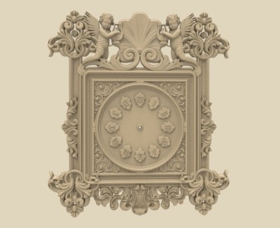 🕰️ Wall clock 3d stl models for artcam and aspire・Free STL File for ・Cults