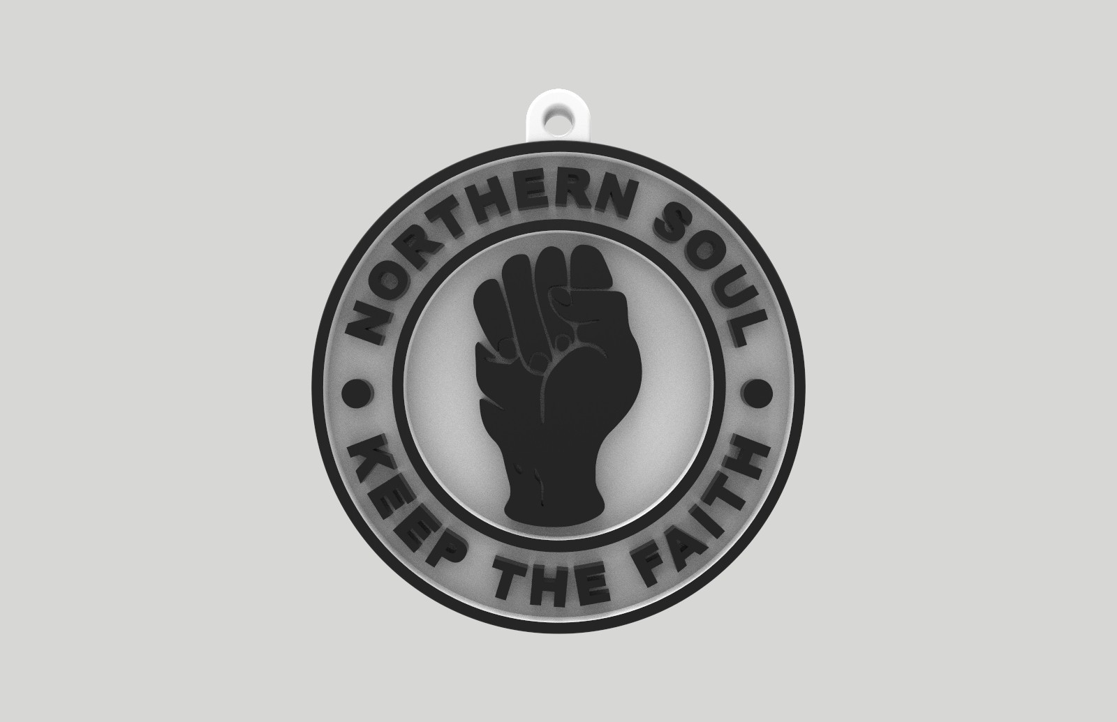 🗝️ Northern Soul Keep the Faith・ STL File for ・Cults