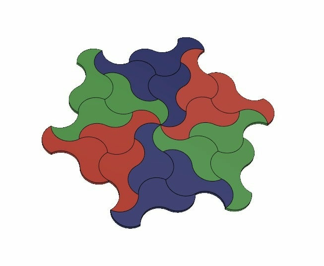 Free STL file Simple Tessellation Pattern ・3D print object to download ...