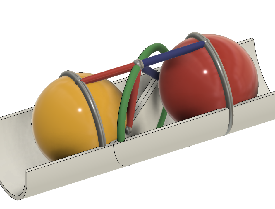 Free 3D file Ellipse as Section of a Cylinder, Dandelin Spheres 🎨 ・3D ...