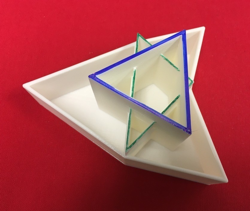 Fichier STL gratuit Triangle Napoléon, Triangle équilatéral 🔺 ・Design à ...