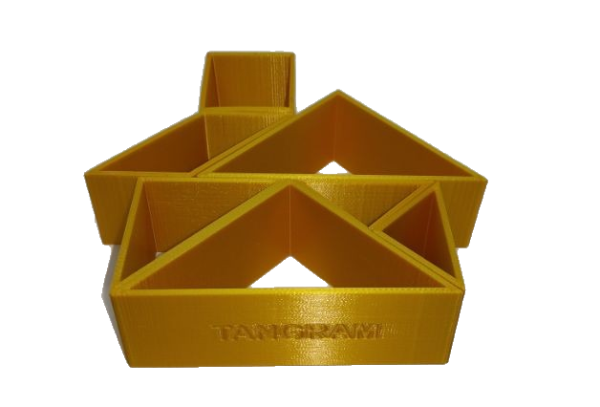 Free STL file Tangram 3D ・3D printable model to download・Cults