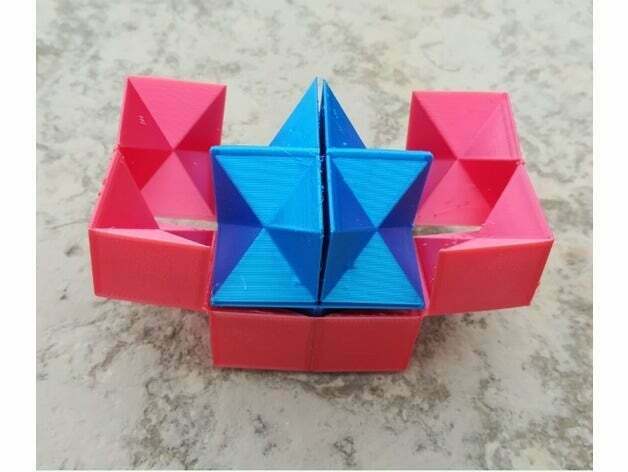 ♾️ Twin Spiky Stellated Dodecahedron, Infinity Cube, Magic Cube, Flexible Cube, Folding Cube ...