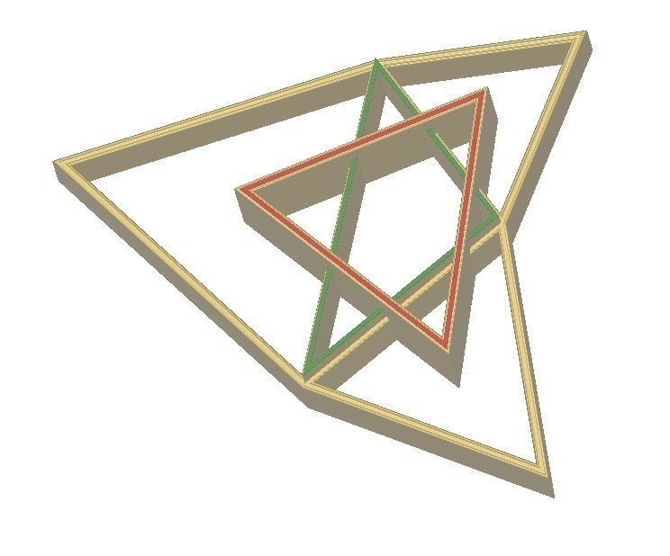 Fichier STL gratuit Triangle Napoléon, Triangle équilatéral 🔺 ・Design à ...