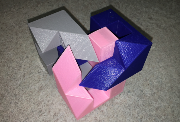 Modèle de jointure à trois voies, en 3D imprimé en 3D・Cults