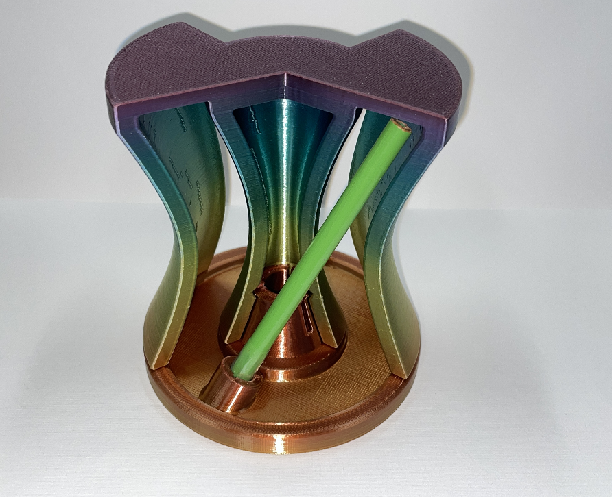 3D print Hyperboloidal Tunnel, One-Sheeted Hyperboloid・Cults