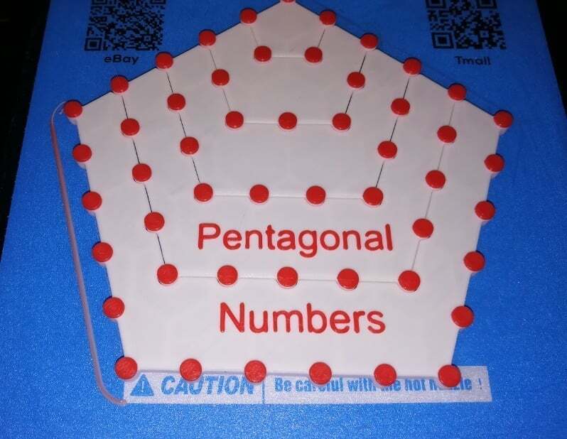 3D printed Pentagonal Numbers・Cults