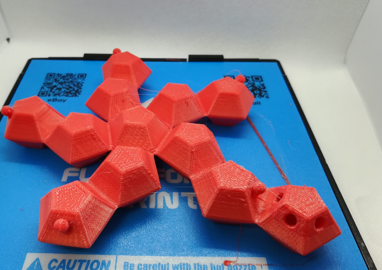 3D printing Soccer Ball, Foldable Dodecahedron, Using Flexible Filament ...