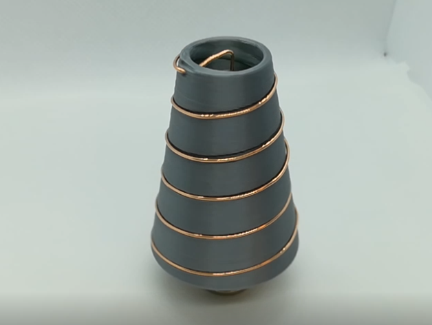 3D printed Frame / Scaffold for Battery-Magnet Homopolar Motor・Cults
