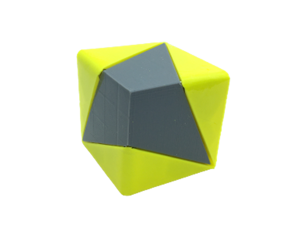 3D print Paul Schatz's Invertible Cube, Hexaflexagon・Cults
