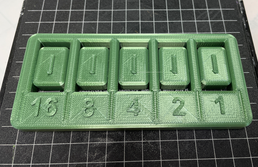 3D printable All-in-One Binary/Base-Two Model・Cults