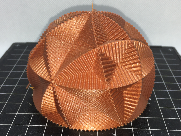 3D printing Four-Axis Cube Spin, Hyperboloid・Cults