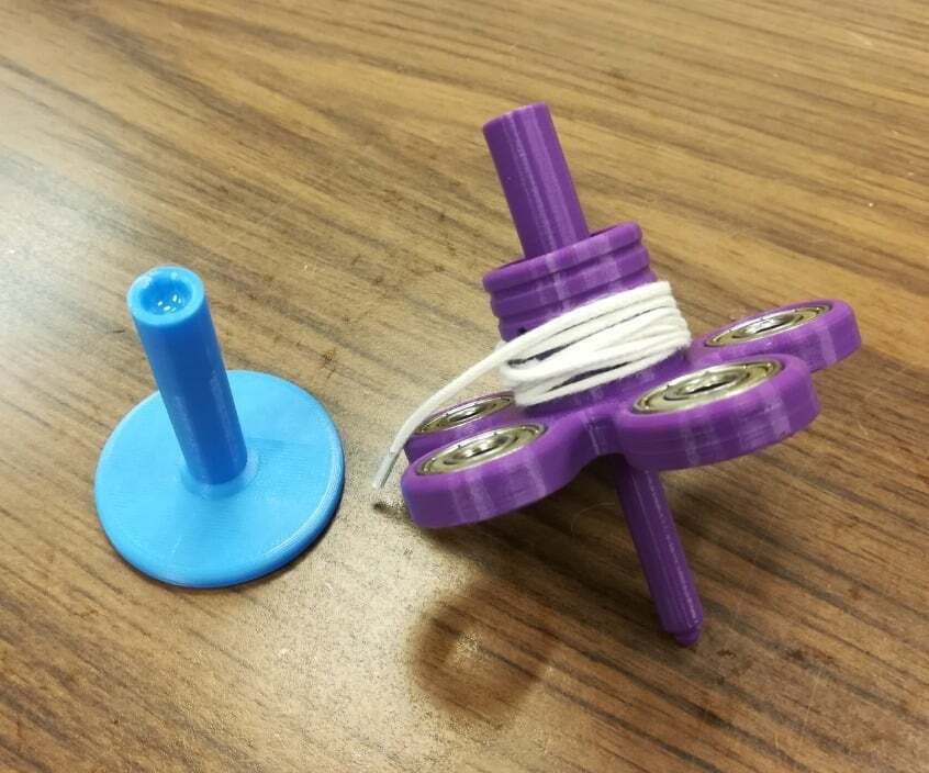 3D printable String-Powered Spinner Gyroscope Using 608 Bearings・Cults