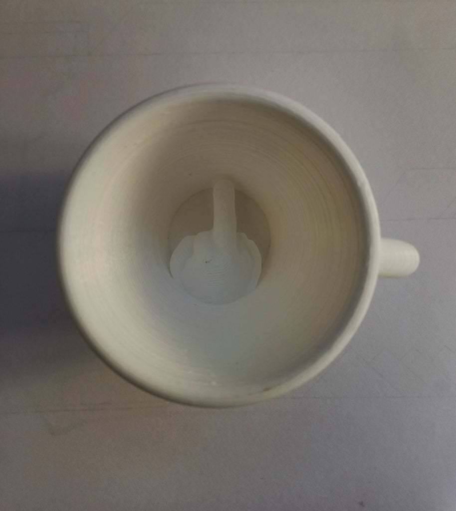 Free STL file Rude Coffee Cup ☕ ・3D printing template to download・Cults