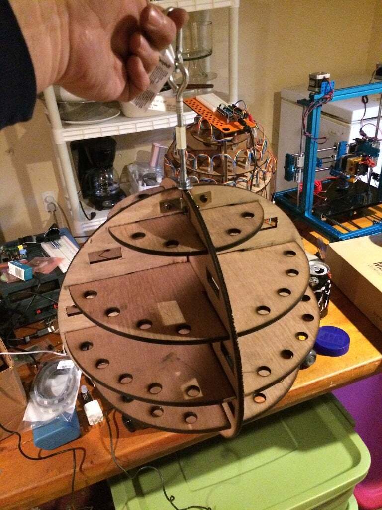 Free SVG file NYEball: A New Year's Eve LED Ball 🆕・Model to download ...