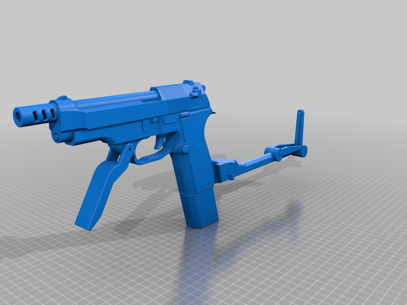 🆒 93-R Raffica (PROP)・Free 3D File for ・Cults