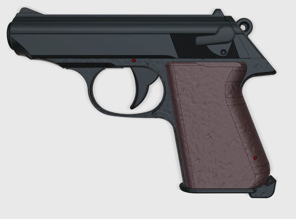 🔫 Walther PPK Historical Prop/Training pistol/Non Functional・Free 3D ...