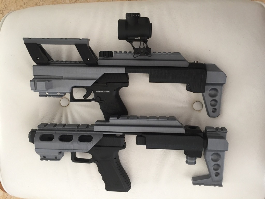 👽 Micro PDW V2・Free STL File for ・Cults