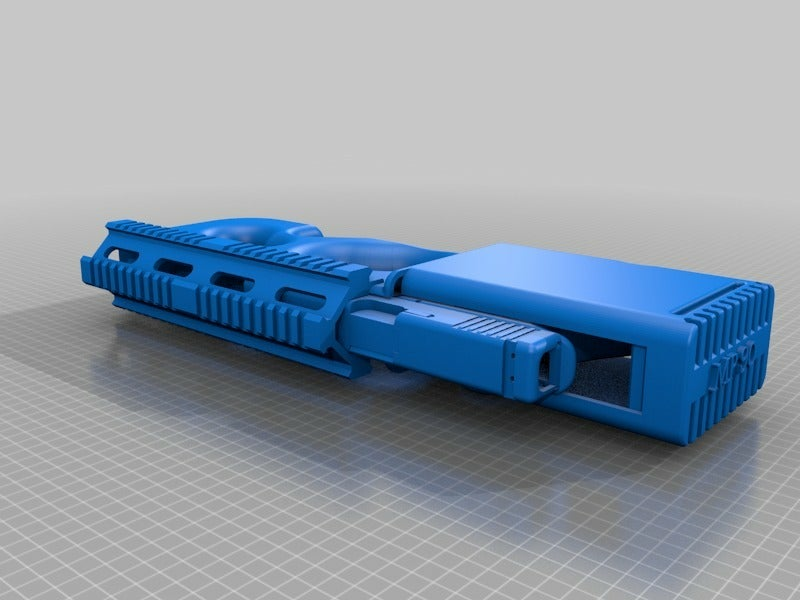 Archivo STL gratis SÓLO UNA CONVERSIÓN DE P90 DE PRUEBA 🔫 ・Plan para ...