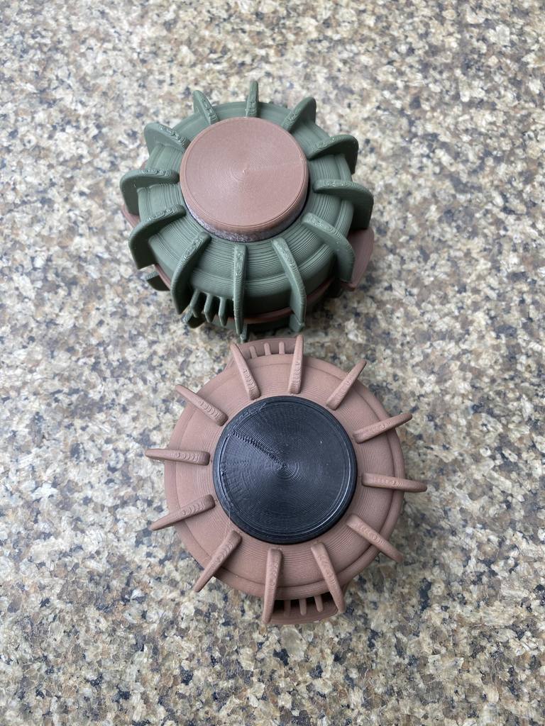 🎭 VS-50 AP mine (More Accurate CAD)・Free 3D File for ・Cults