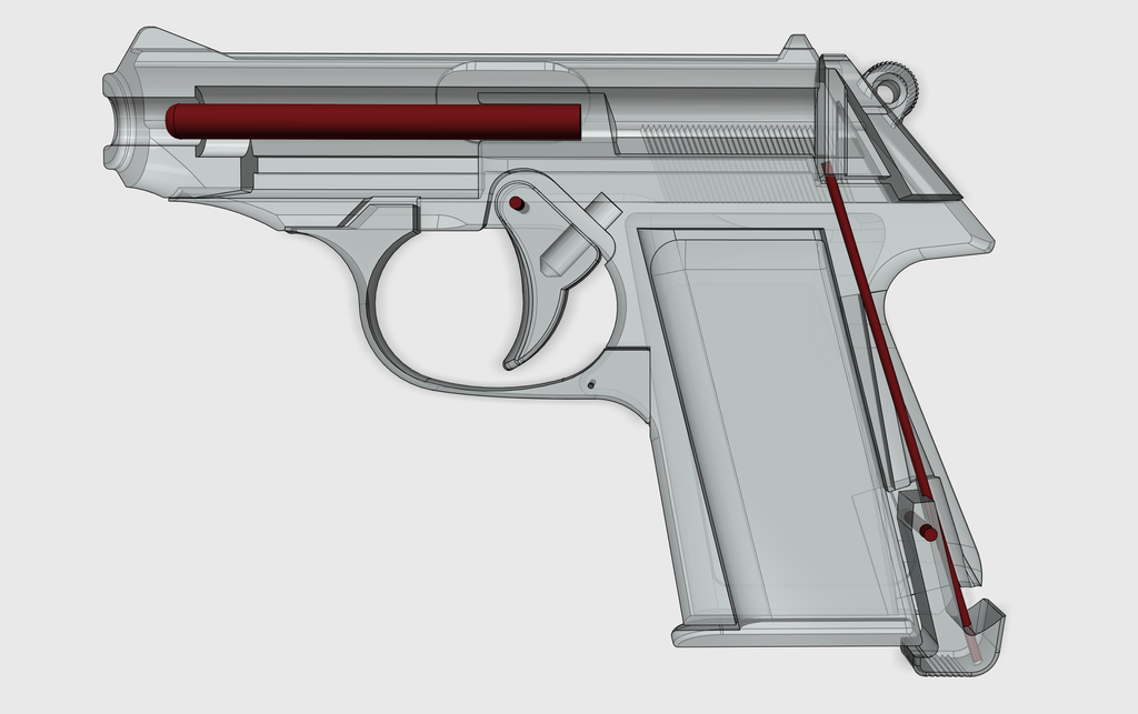 🔫 Walther PPK Historical Prop/Training pistol/Non Functional・Free 3D ...