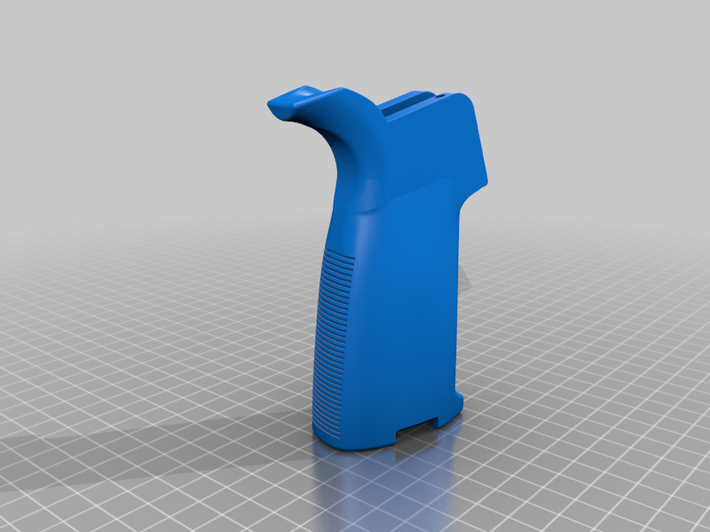 👽 ZZT AR-15 Grip (Spank design)・Free STL File for ・Cults
