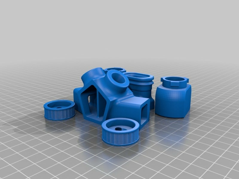 Free STL file Gas Mask / Respirator V6 🔧 ・Design to download and 3D ...