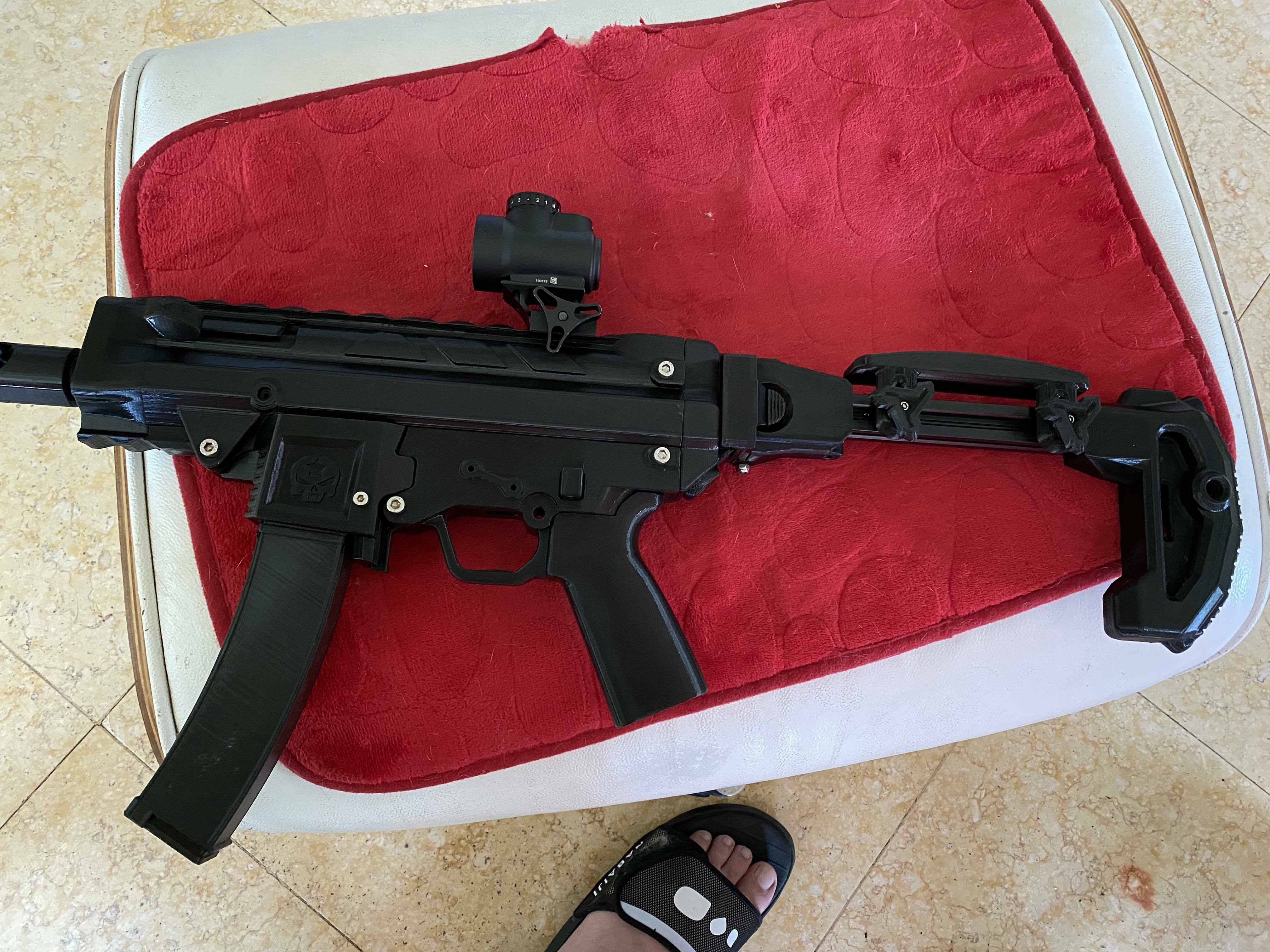 🔫 EXO Stock/Brace Airsoft・Free 3D File for ・Cults