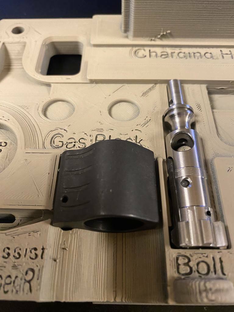 ⚽ AR15 Armorers Tray・Free 3D File for ・Cults