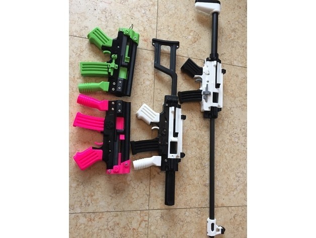 Free STL file ZOMBIE SLAYER PDW 🧟・3D printer design to download・Cults