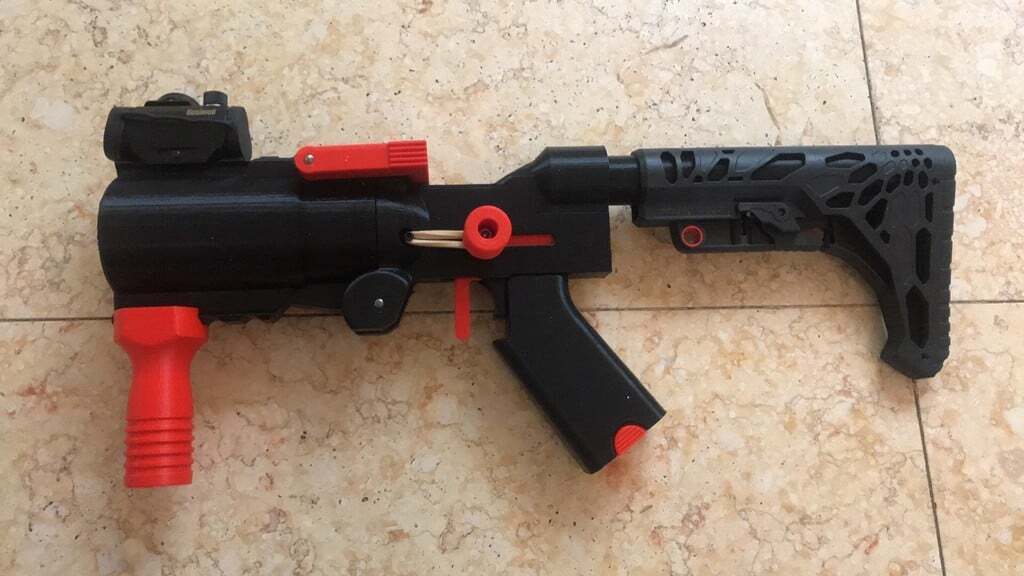 3D printing BOOM STICK (Grenade Launcher V2)・Cults