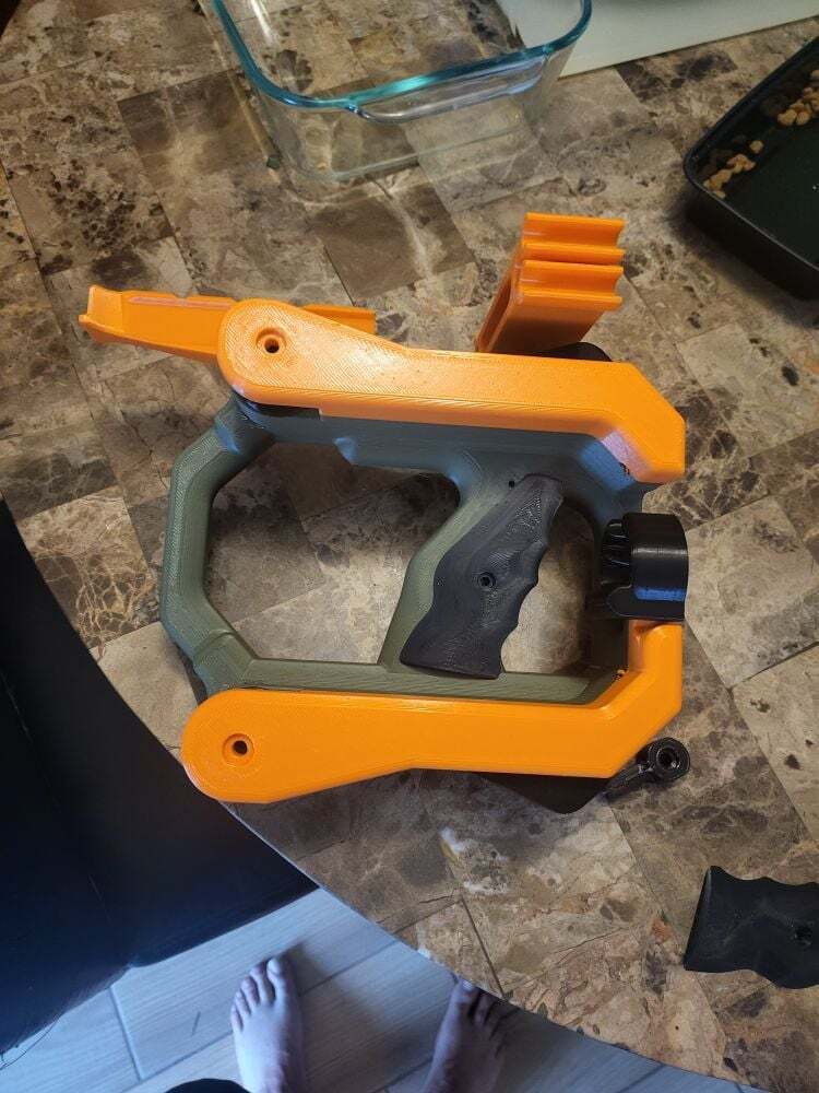 3D printed Survival Fishing X-Bow・Cults